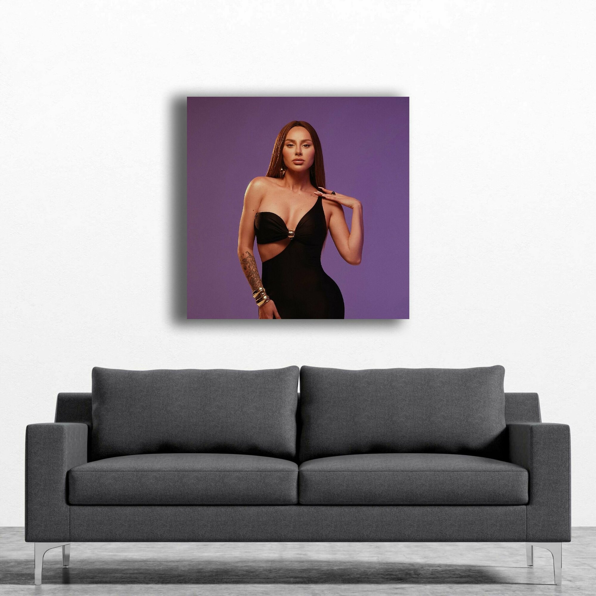 Интерьерная картина на холсте / Певица / Анна Асти 70*70