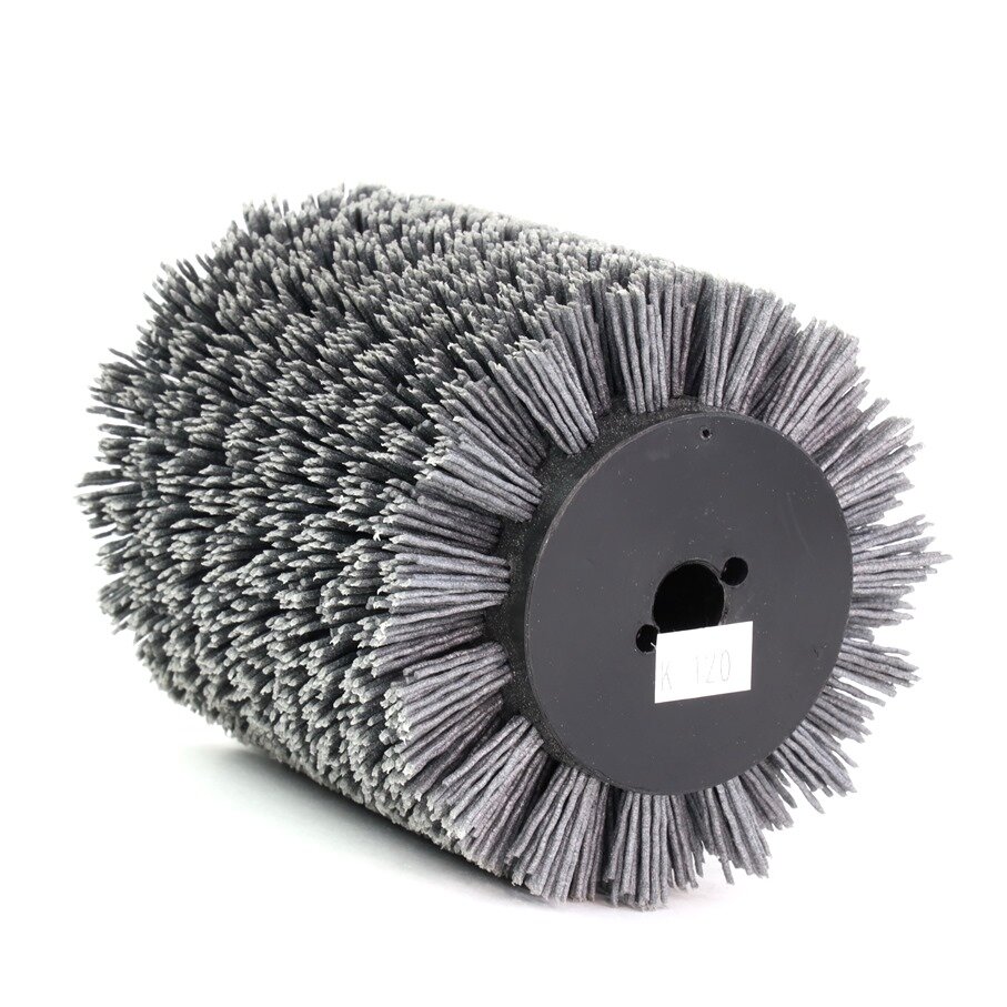 Нейлоновая щетка валик P120 ворс полимер абразив по дереву на Makita 9741 для браширования и шлифовки плоских поверхностей, осборн (код 1-173)
