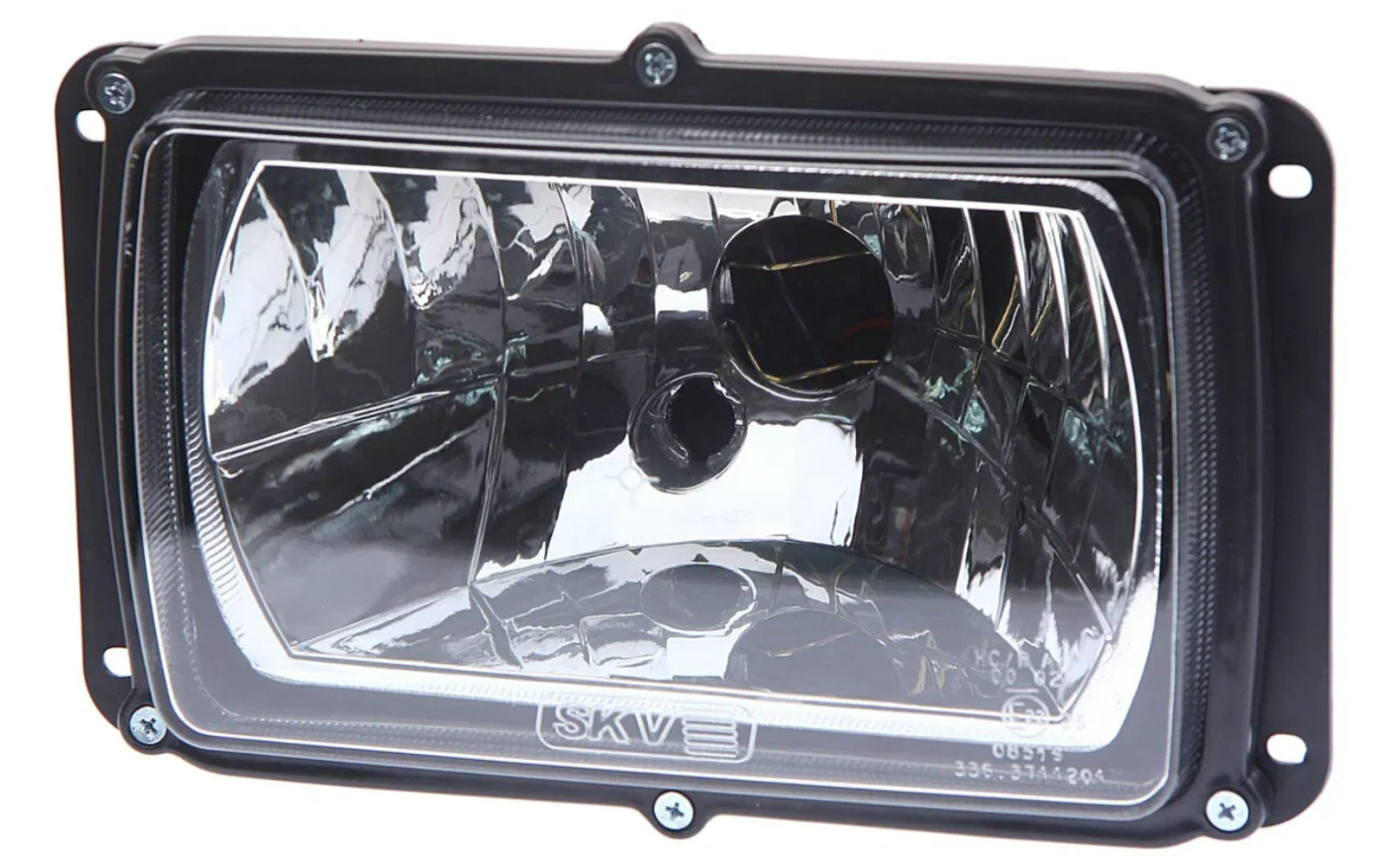 SKV 3363711 фара ГАЗ 3102, КАМАЗ, МАЗ, УАЗ-3160 нового образца С гладким стеклом, SKV