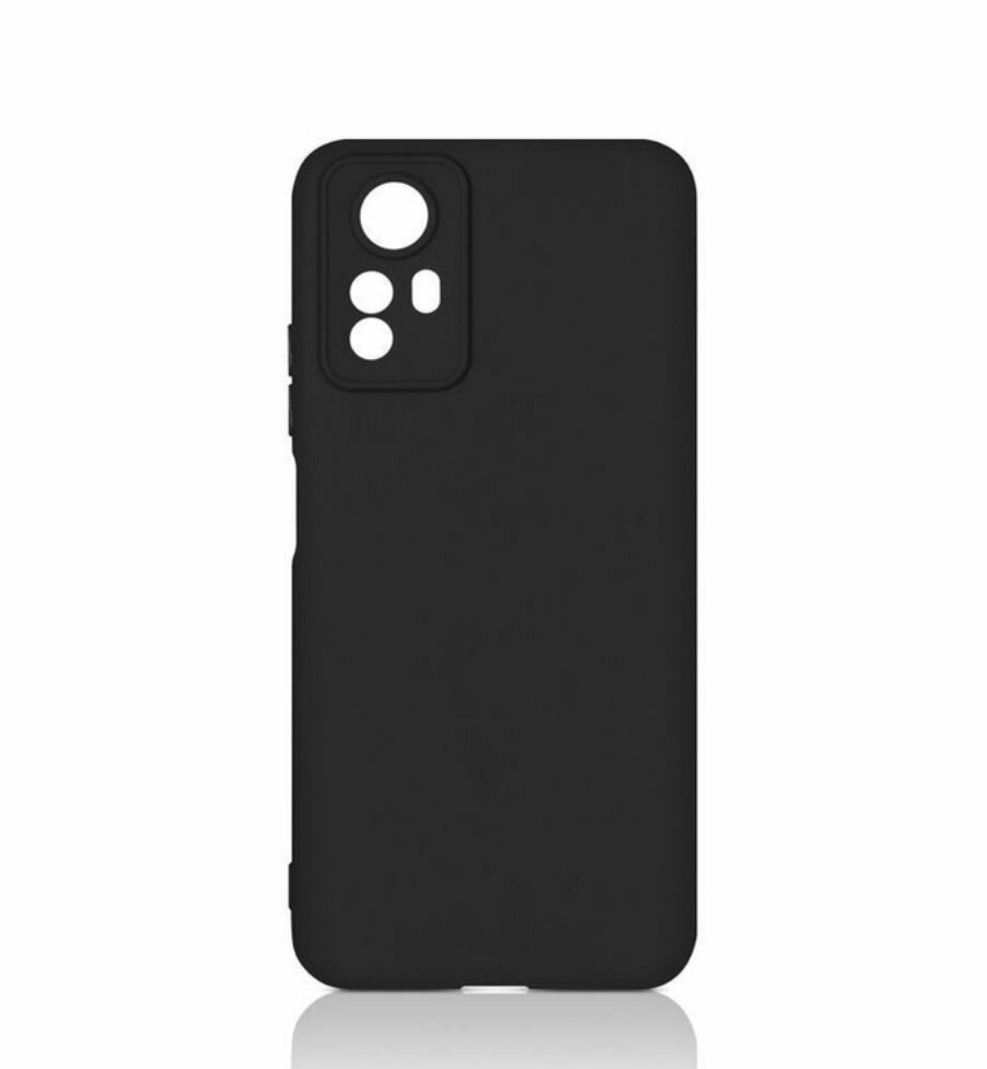 Xiaomi Redmi Note 12s силиконовый черный матовый чехол для сяоми, ксиоми редми нот 12с бампер накладка