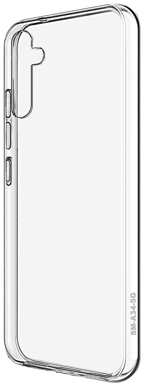 Чехол-накладка 1.2 мм Mariso для Samsung Galaxy A34 (Прозрачный)
