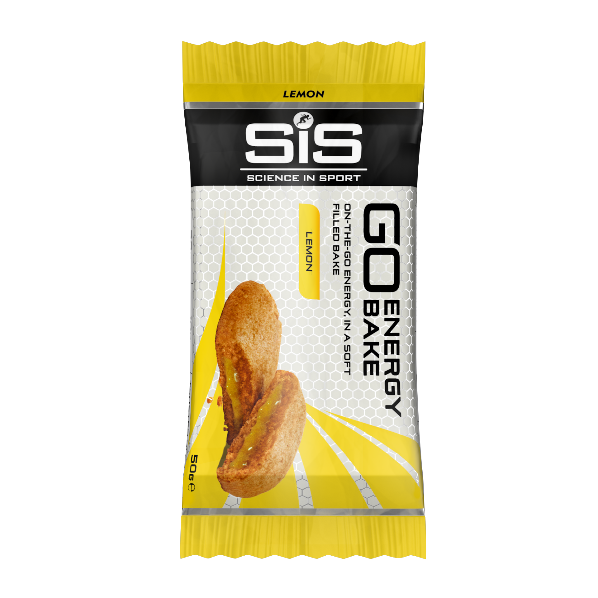 Энергетическое печенье Science In Sport (SiS), GO Energy Bake, лимонный вкус, 50г