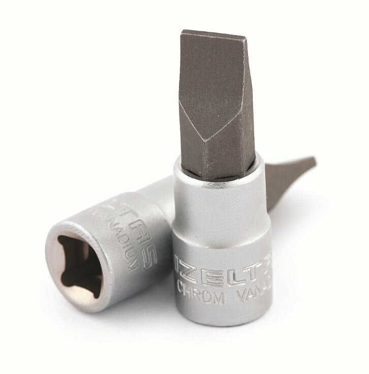 Головка торцевая шлиц SL1,2х6,5 1/4" длина 37 мм IZELTAS