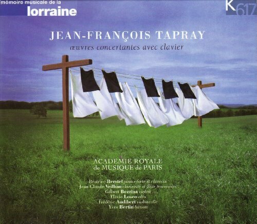 Диск Jean-Francois Tapray (1737-1819) - Quartette op.18 Nr.1 & 2 f. Klavier, Kl'nette, Viola, Fagott (1 CD) — фото 1