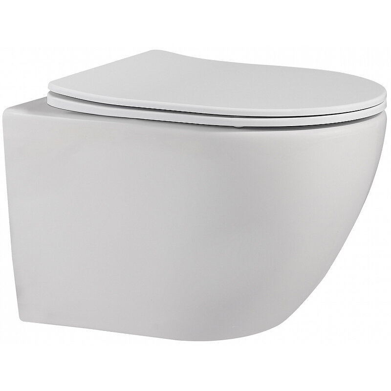 Подвесной унитаз Abber Bequem AC1100MW белый матовый с микролифтом