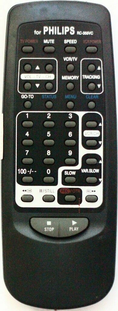 Пульт ДУ для Philips RC355VC VCR/TV