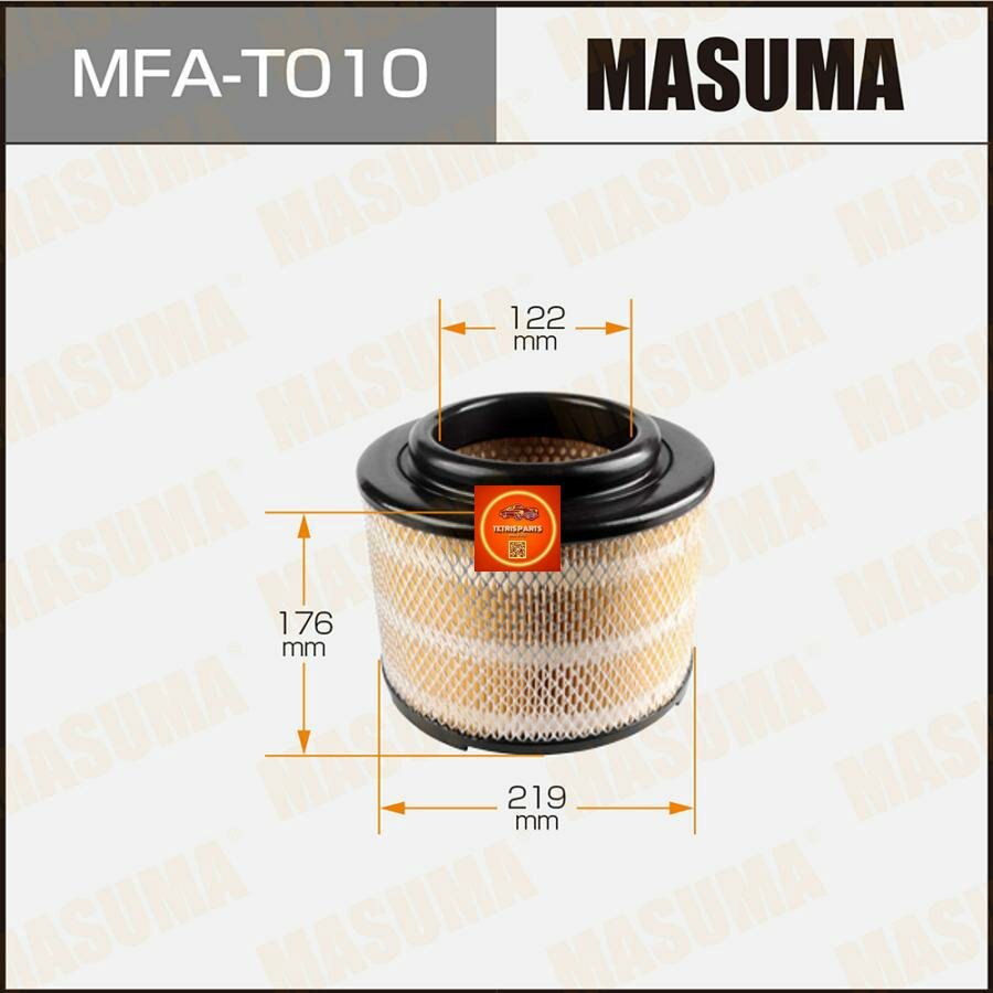 Фильтр воздушный Toyota HiLux 2530 05 Masuma арт. mfat010