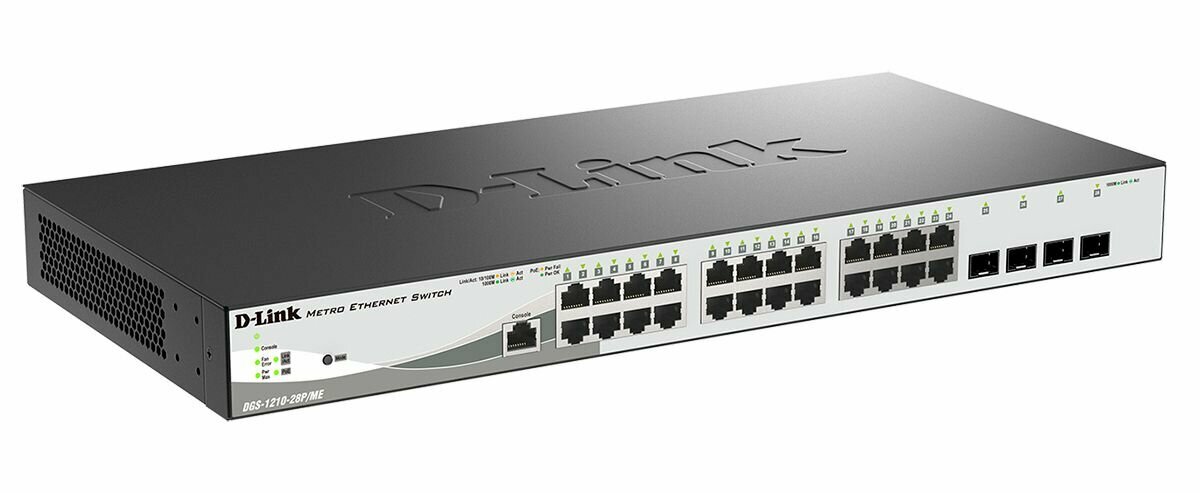 Коммутатор D-LINK DGS-1210-28P/ME/B2A