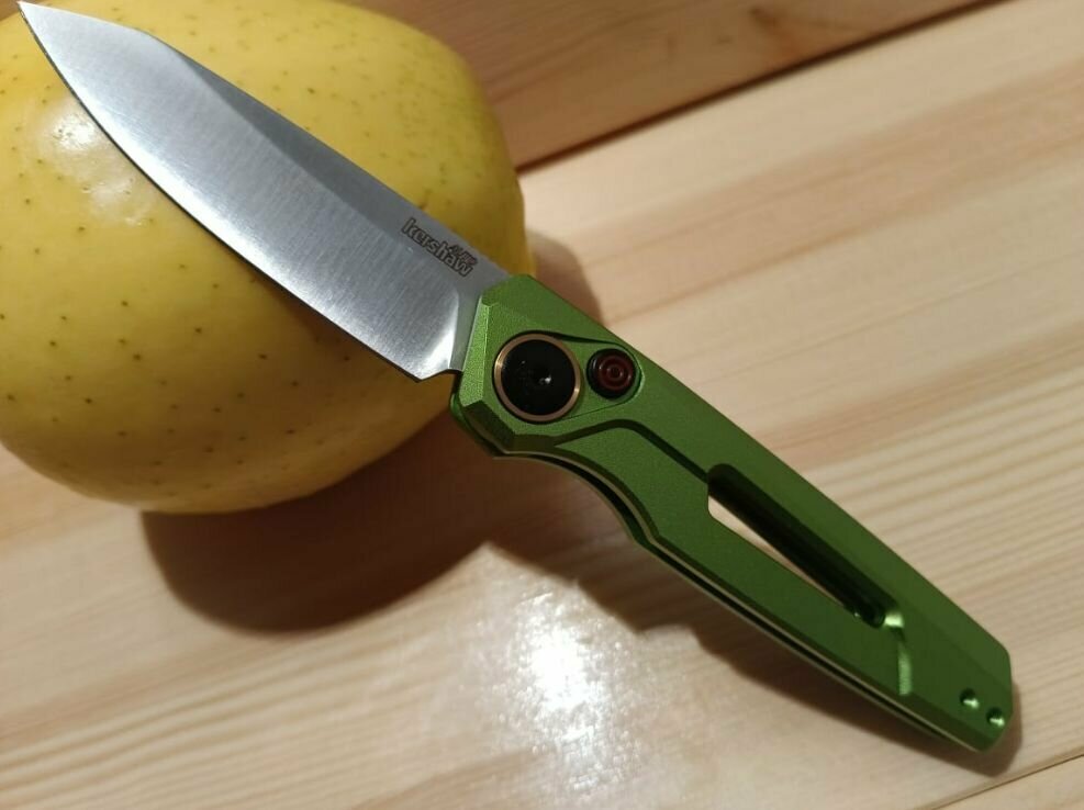 Складной нож "Launch 11", зеленый, авиационный алюминий,
