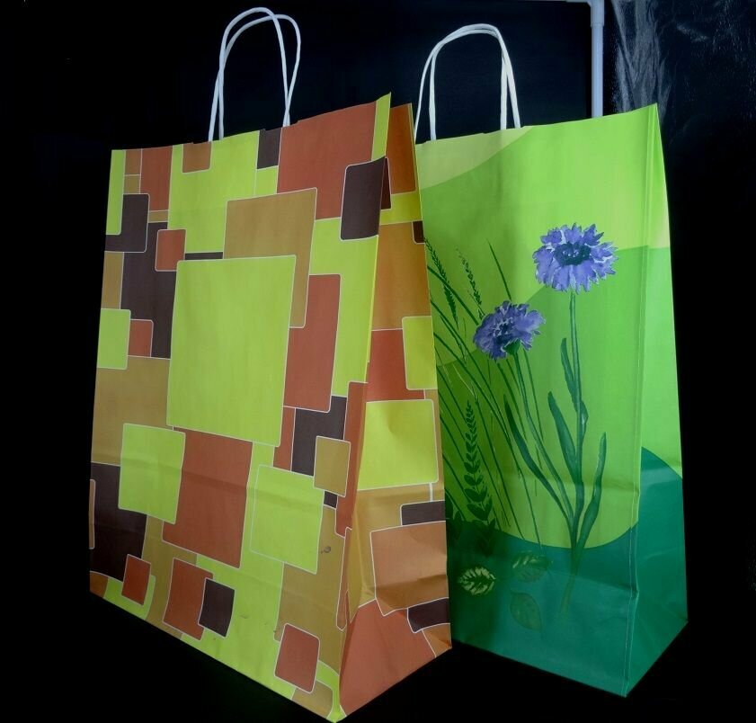 Пакет 5 шт. Toptwist Цветы, 320х420х140 арт.89