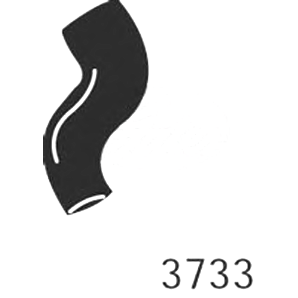 GATES 3733 (1336095 / 1337095 / 90354836) патрубок радиатора\ Opel (Опель) Astra (Астра) / Corsa (Корса) / vectra 1.2-1.6