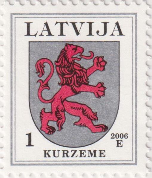 Почтовые марки Латвия 2006г. "Гербы Латвии - Курземе" Гербы MNH