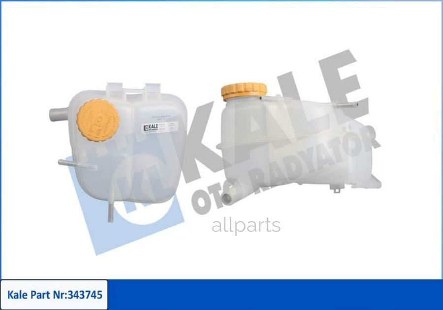 KALE 343745 Бачок расширительный для а/м Opel Astra G (98-), Zafira G (98-) с крышкой