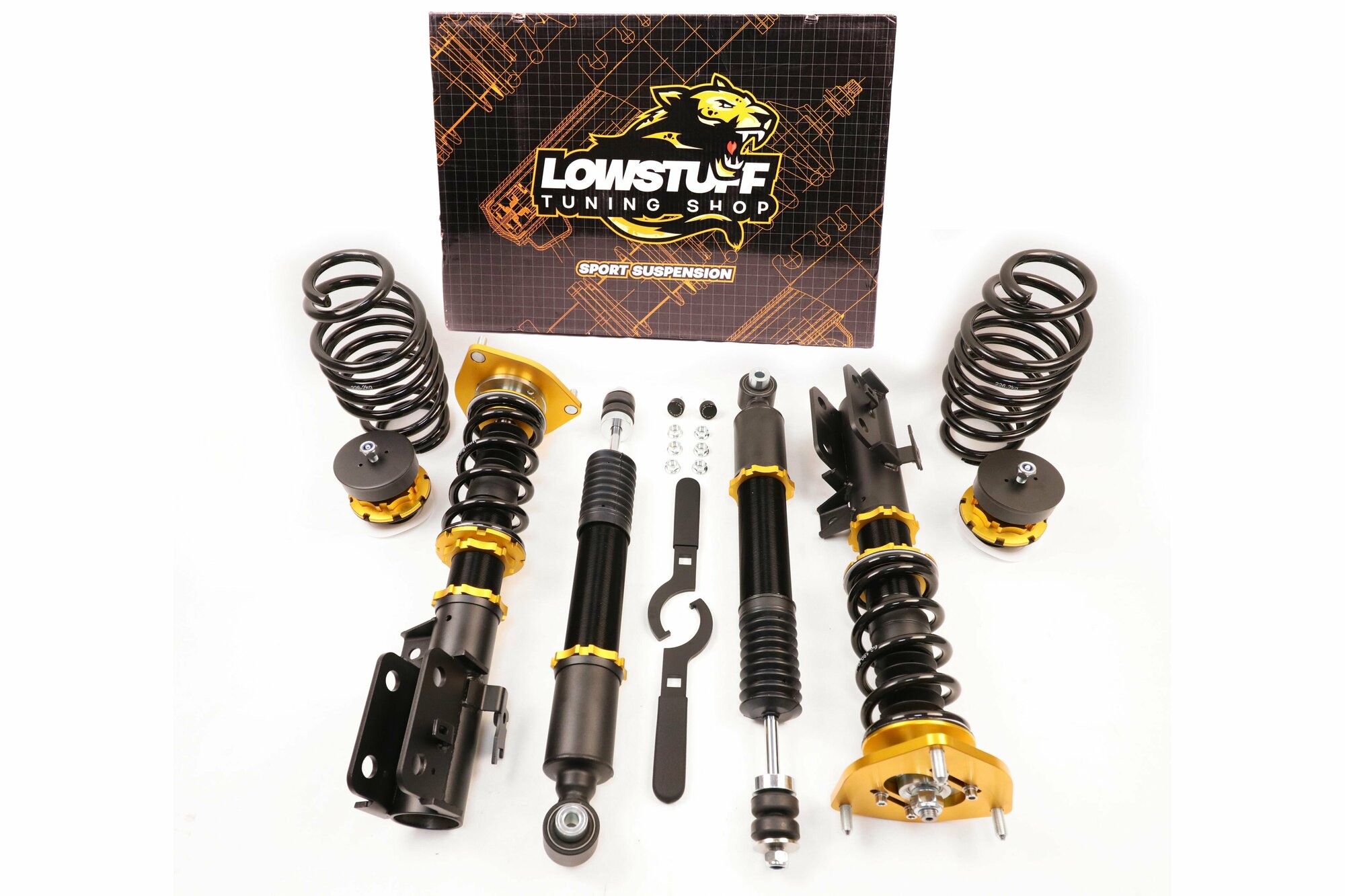 Toyota Prius XW20 2003-2010, Prius XW30 2010-2015 винтовая подвеска фултап койловеры с регулировкой высоты и жесткости LOWSTUFF EVO-III LSCSTO193