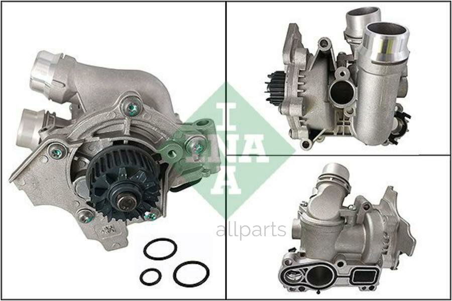INA 538096710 насос водяной С корпусом. AUDI: A3 (8P1) 2.0TFSI 04-12, A4/A4 AVANT (B