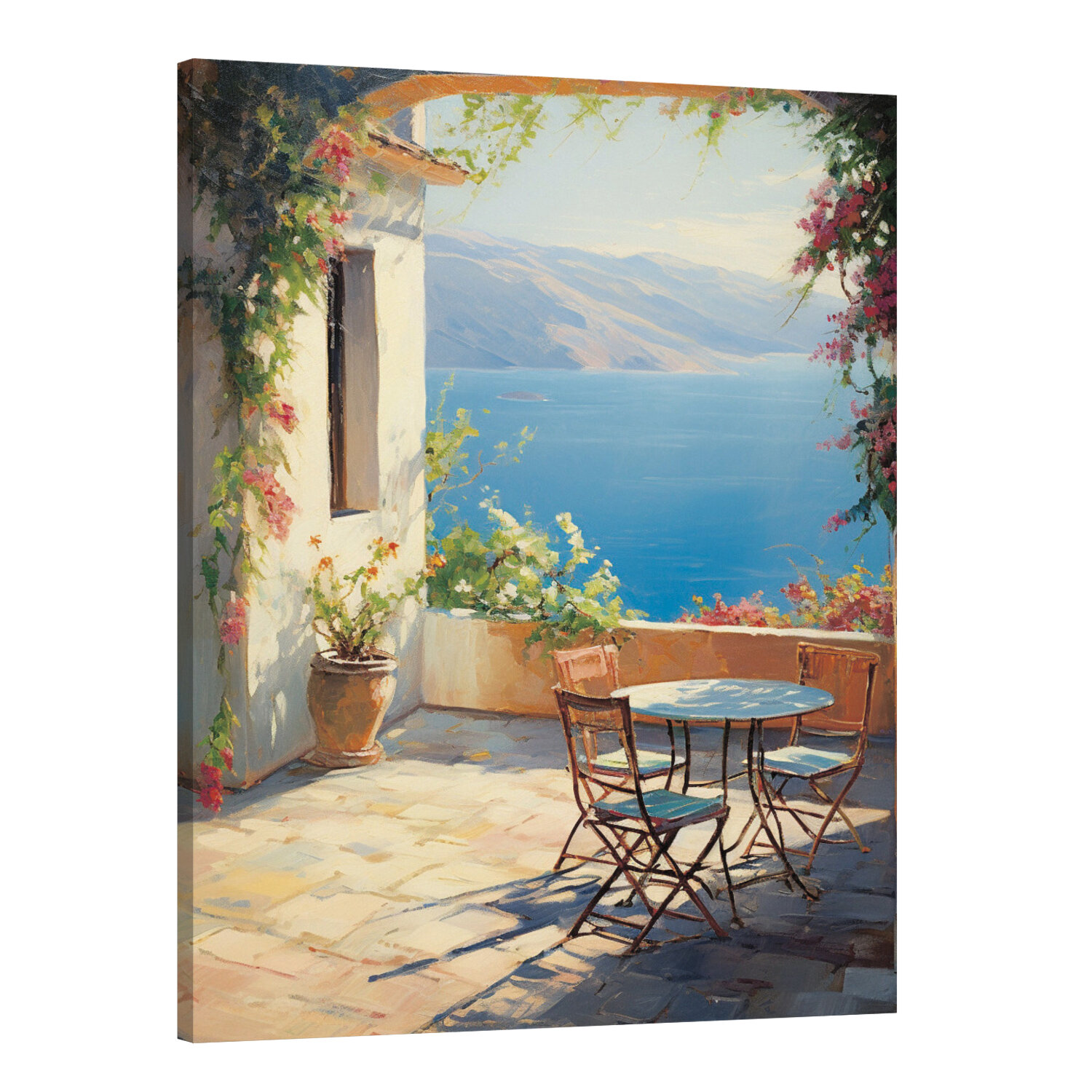 Интерьерная картина 50х70 "Вид из окна"