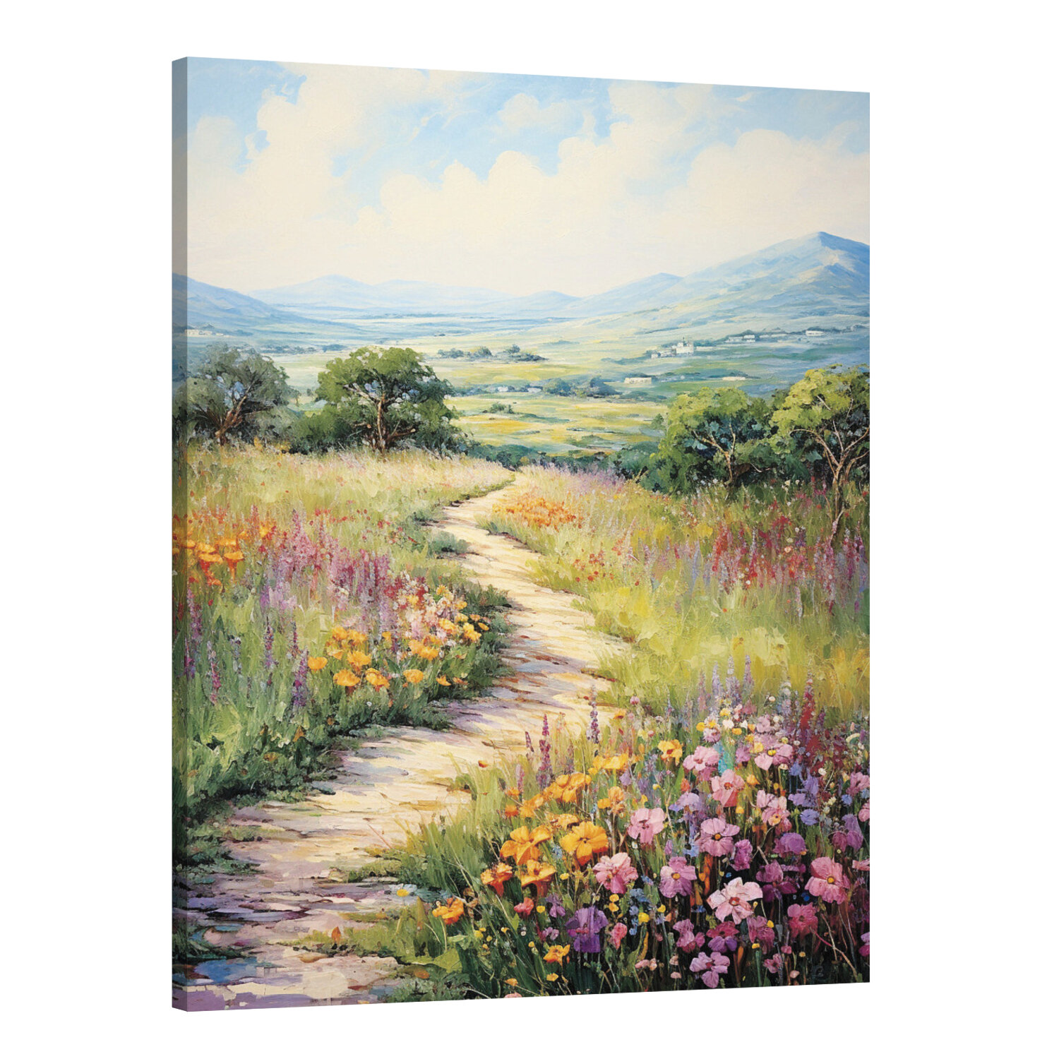 Интерьерная картина 50х70 "Весенний флора"