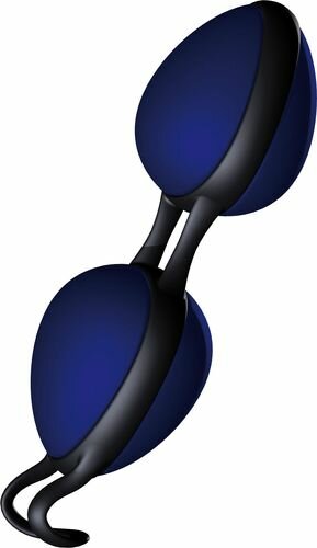 Вагинальные шарики Joyballs Secret синие, силикон, 11,4 см, диаметр 3,7 см