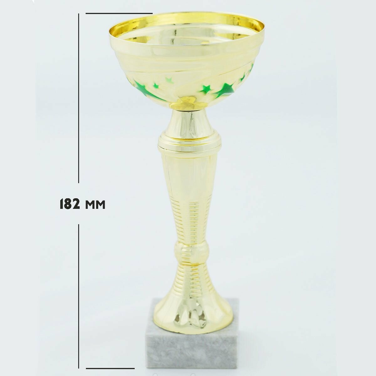 Кубок ИК0005 18,2см золото/зеленый