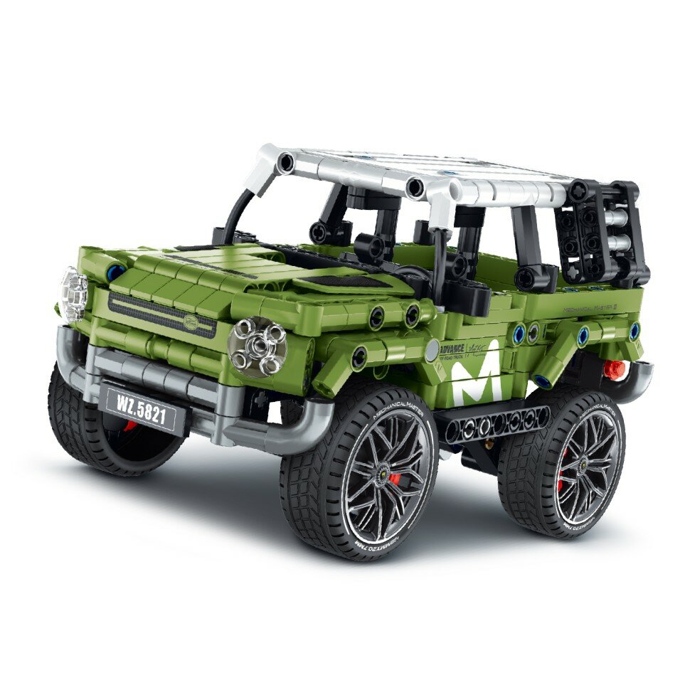 Конструктор Im.Master 5821_MK Внедорожник Пулл бэк Зеленый