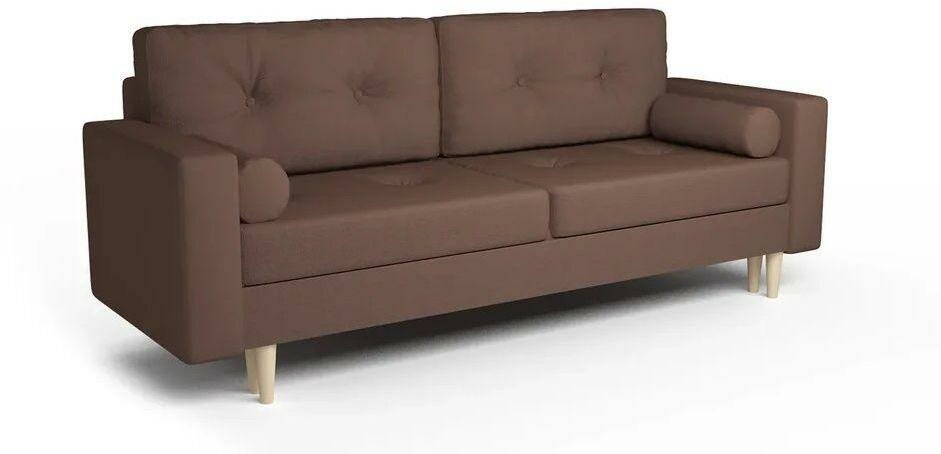 Диван Mebel-ars Белфаст Рогожка Шоколад Размеры: Высота 750мм Глубина 970мм Ширина 2250мм