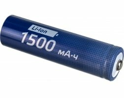 Аккумулятор космос Li-ion 18650 1500мА. ч без защит блист 546778