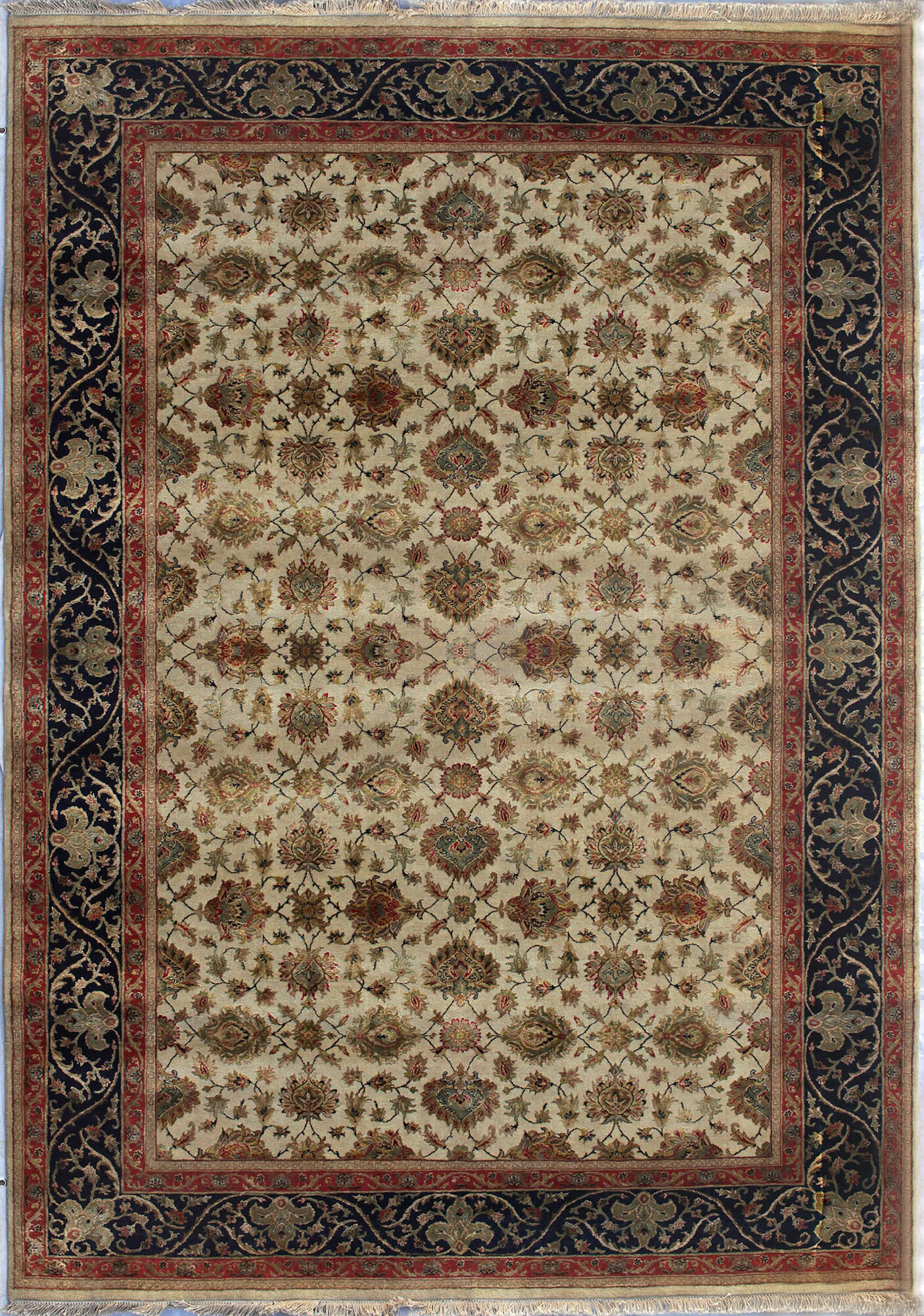 Индийский классический ковер ручной работы Agra, Размер: 184х266 см.