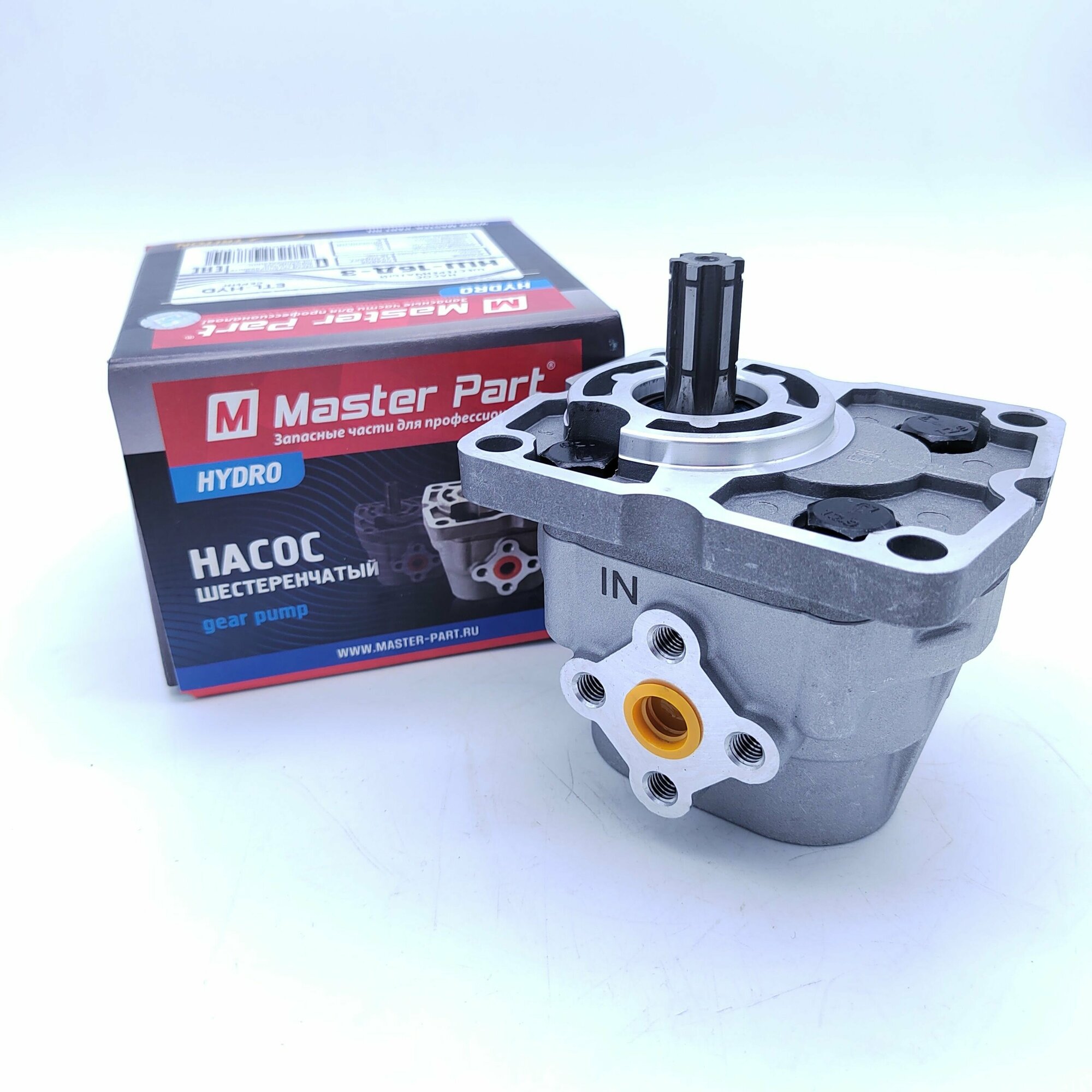 Насос шестеренчатый НШ-16 плоский правый Бренд "Master Part"