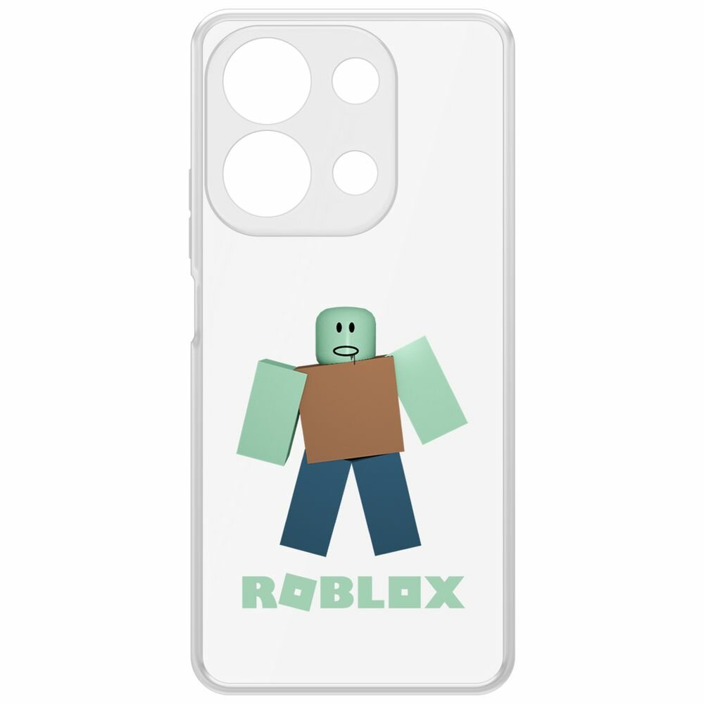 Чехол-накладка Krutoff Clear Case Roblox-Зомби для Xiaomi Redmi Note 13 4G