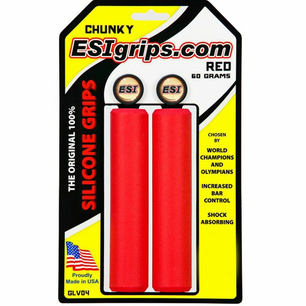 Грипсы Esi Chunky Red