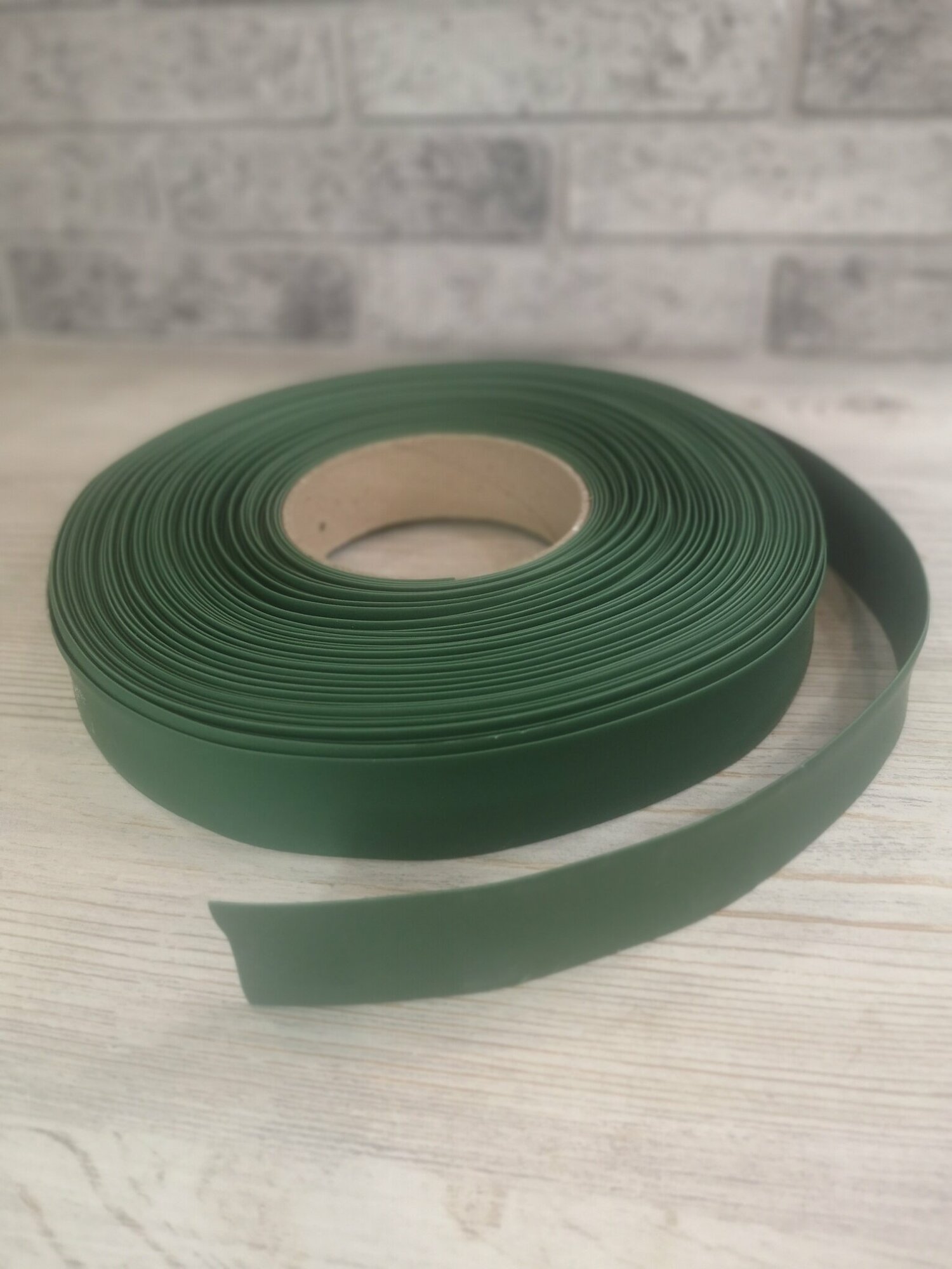 Uniel/Термоусадочная трубка/флористический рукав 22,8/11мм цвет темно-зеленый (5м)