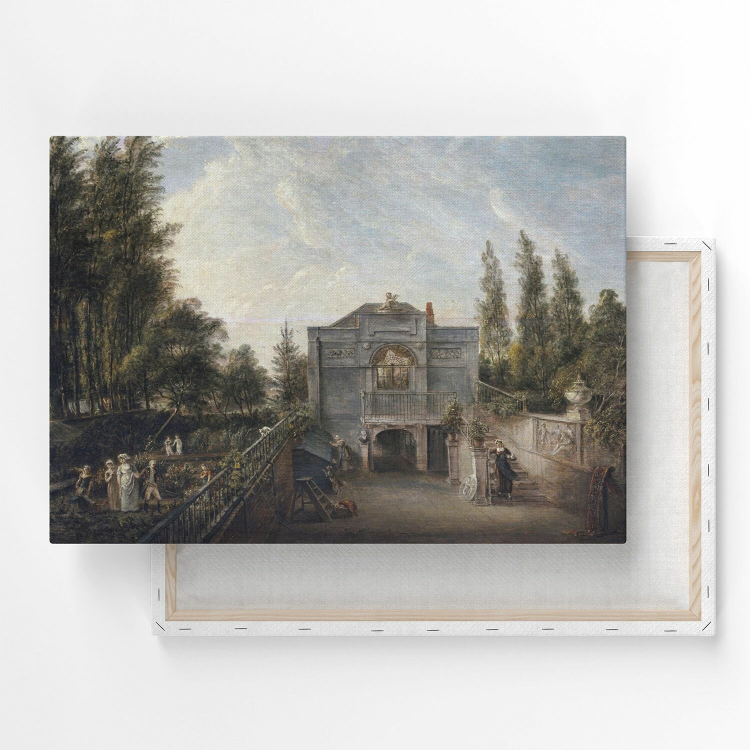 Картина на холсте, репродукция / Пол Сэндби - The Artists Studio, Bayswater / Размер 30 x 40 см