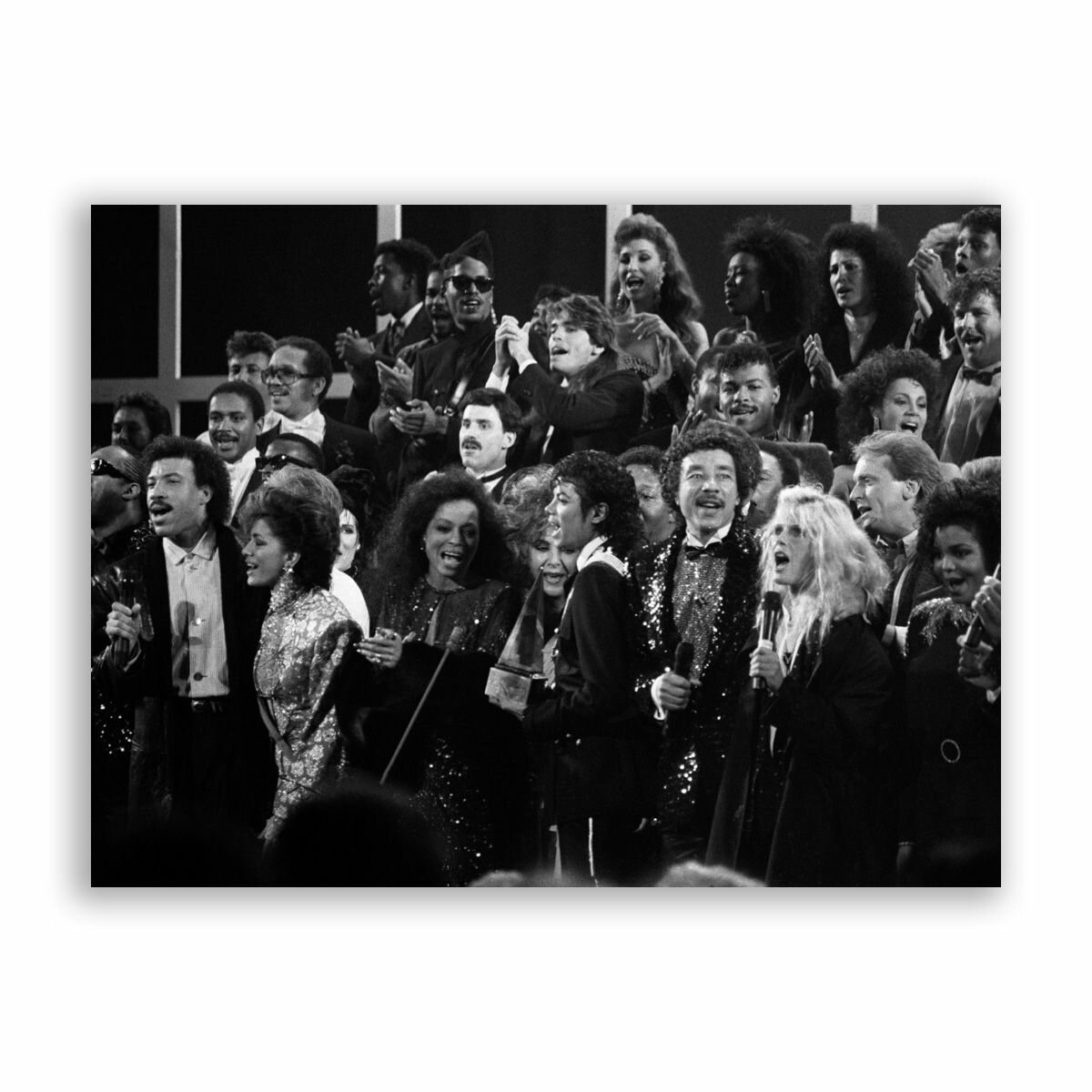 Постер, плакат на бумаге / Церемония вручения наград American Music Awards 1986 / Размер 30 x 40 см