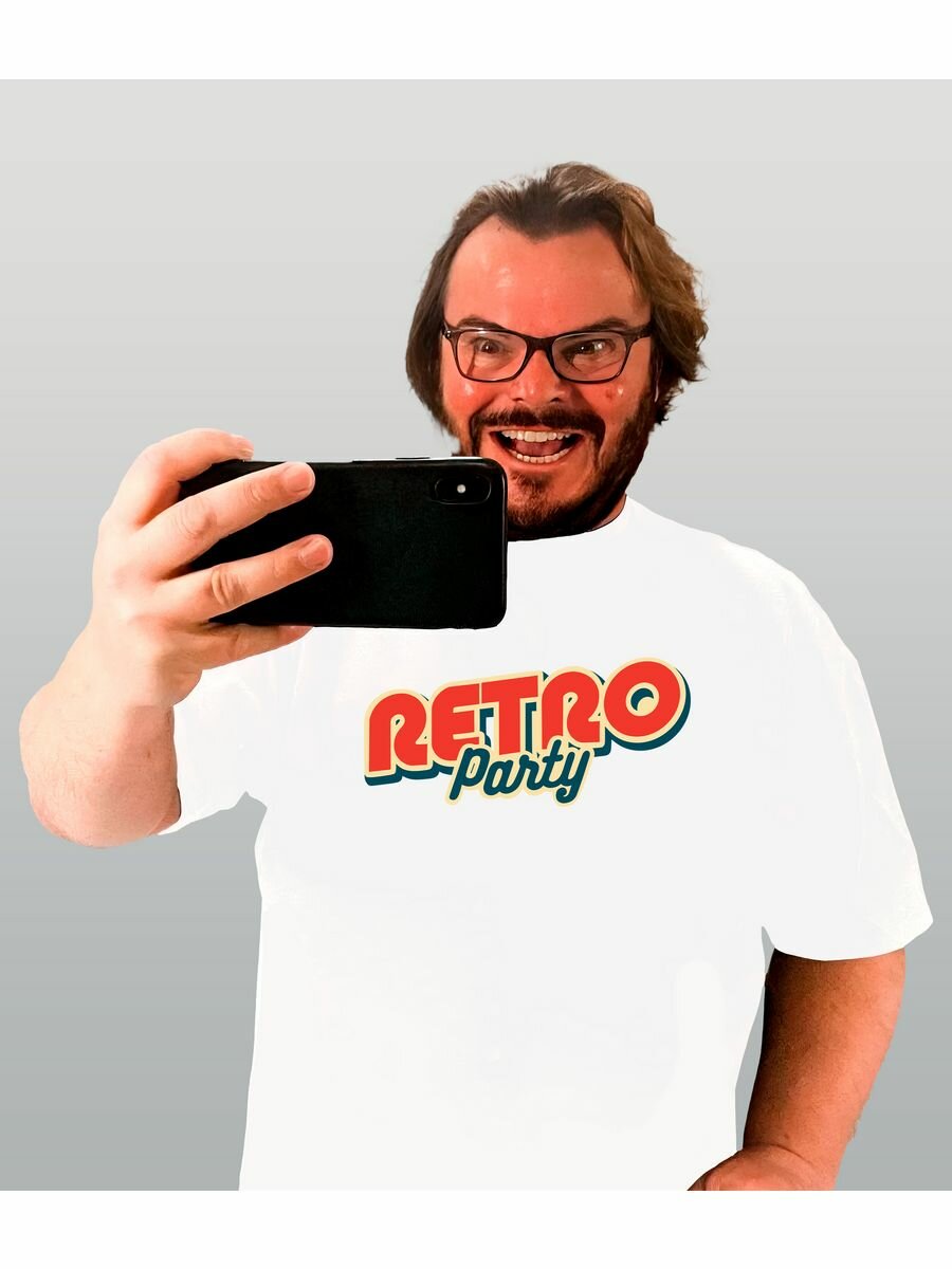 Футболка retro party 90е