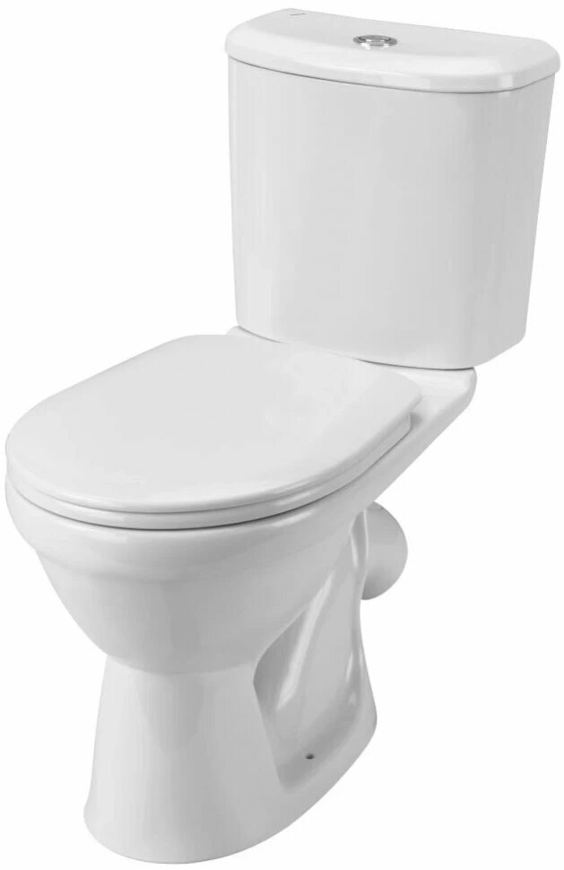 Унитаз-компакт Santek Бореаль 1. WH30.2.146 косой выпуск, с сиденьем микролифт, белый