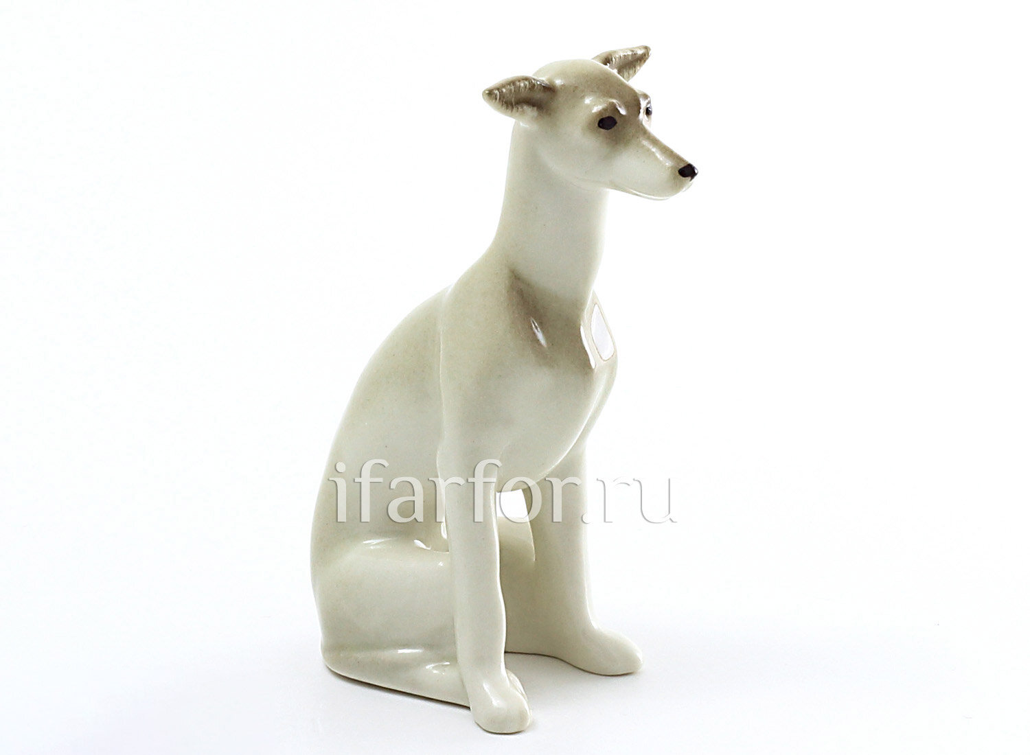 Скульптура Левретка сидящая Вильма