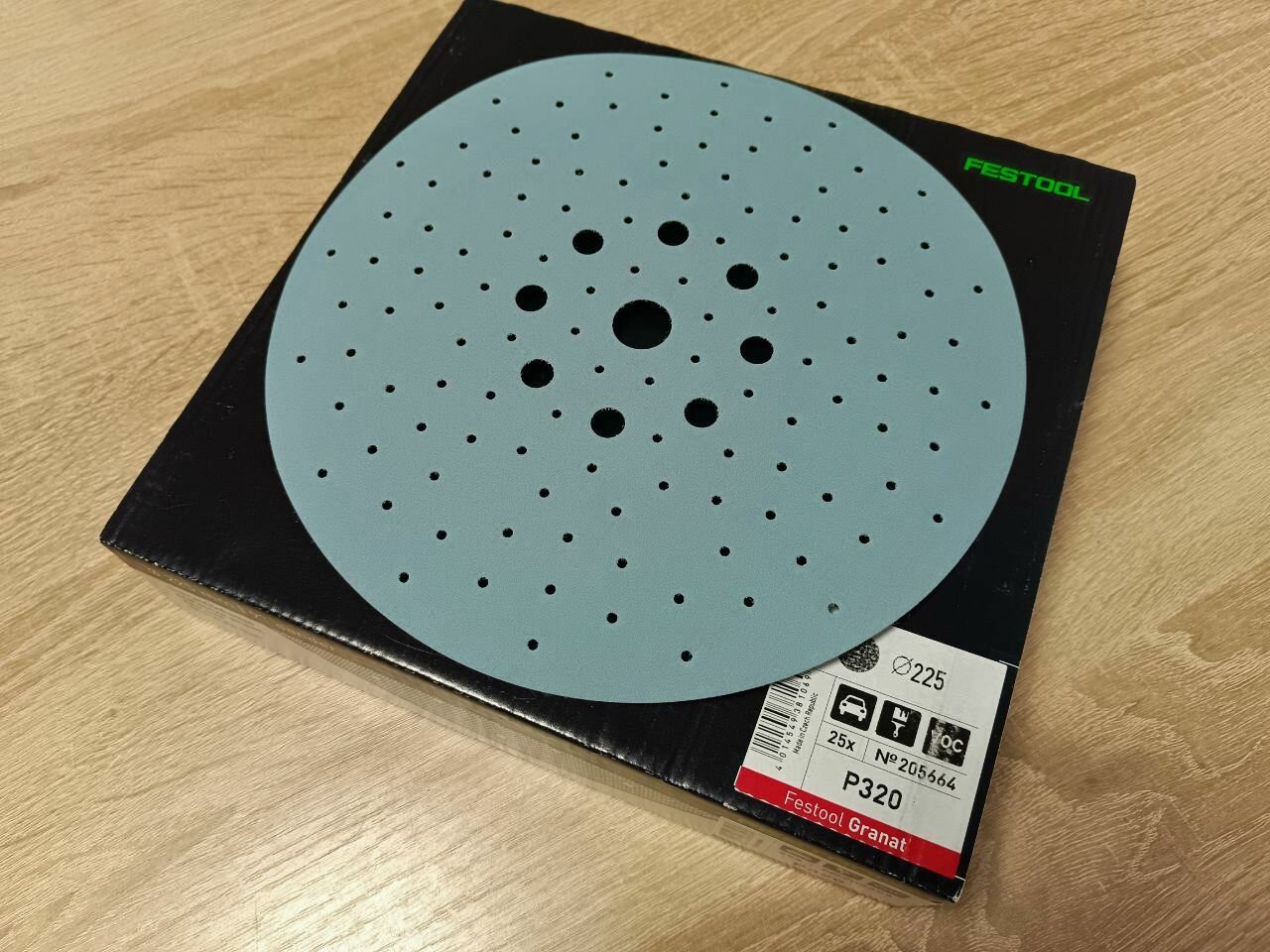 Шлифовальные круги FESTOOL Granat STF D225/128 P320 GR/5 (Фестул) 205664 - 5