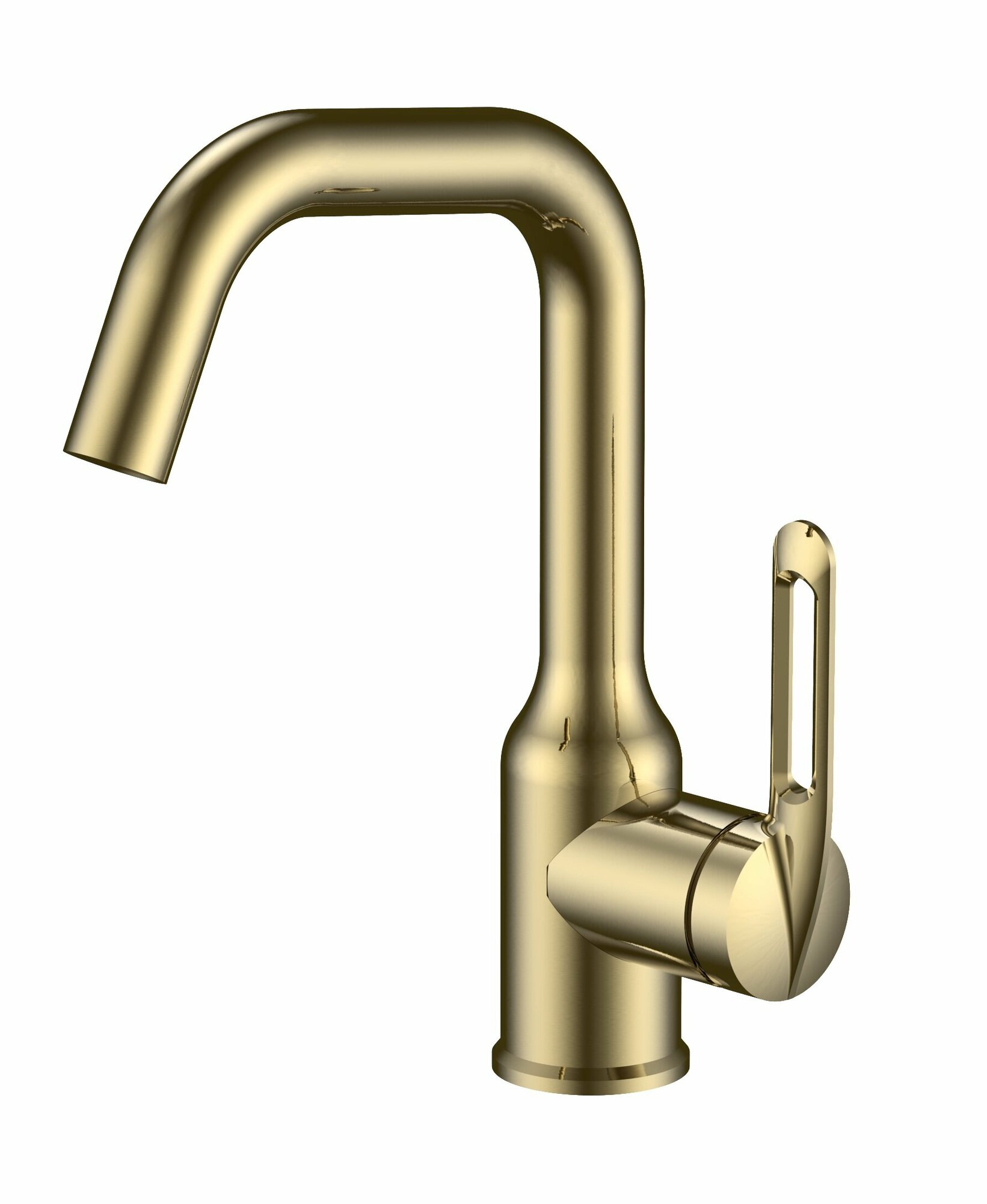 Смеситель для раковины Haiba HB10825-5, золотистый