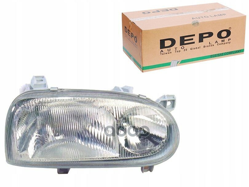 Фара R (с противотуманной фарой) Depo арт. 441-1115R-LD-E