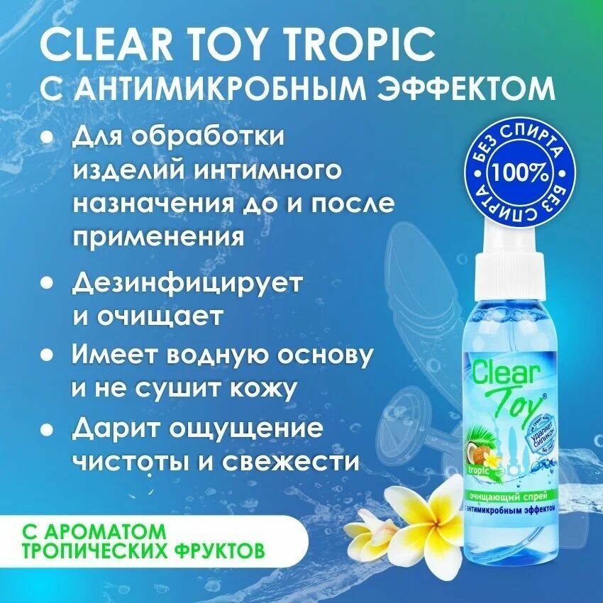 Очищающий спрей Biolab Clear toy для обработки игрушек, 100 мл