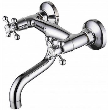 Смеситель Hansen H46050, для кухни, поворотный излив, вертикальный монтаж