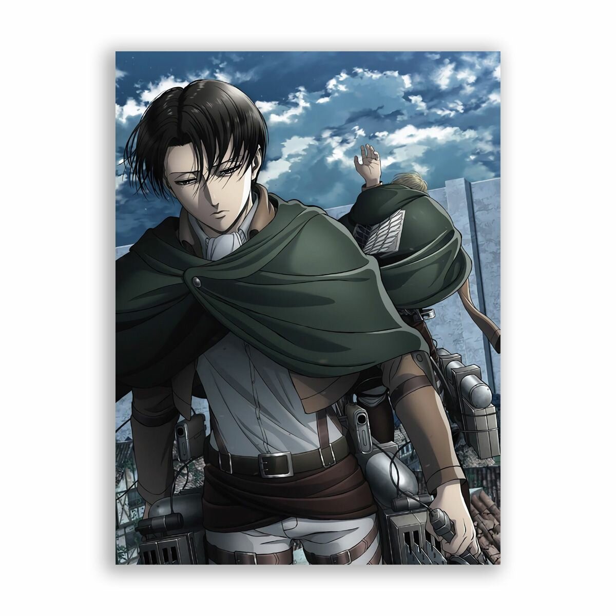 Постер, плакат на бумаге / Атака Титанов: Леви / Размер 30 x 40 см