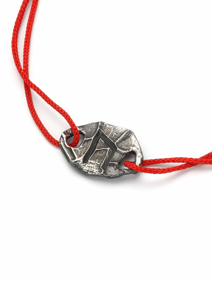 Браслет, серебро, 925 проба, серебрение, чернение