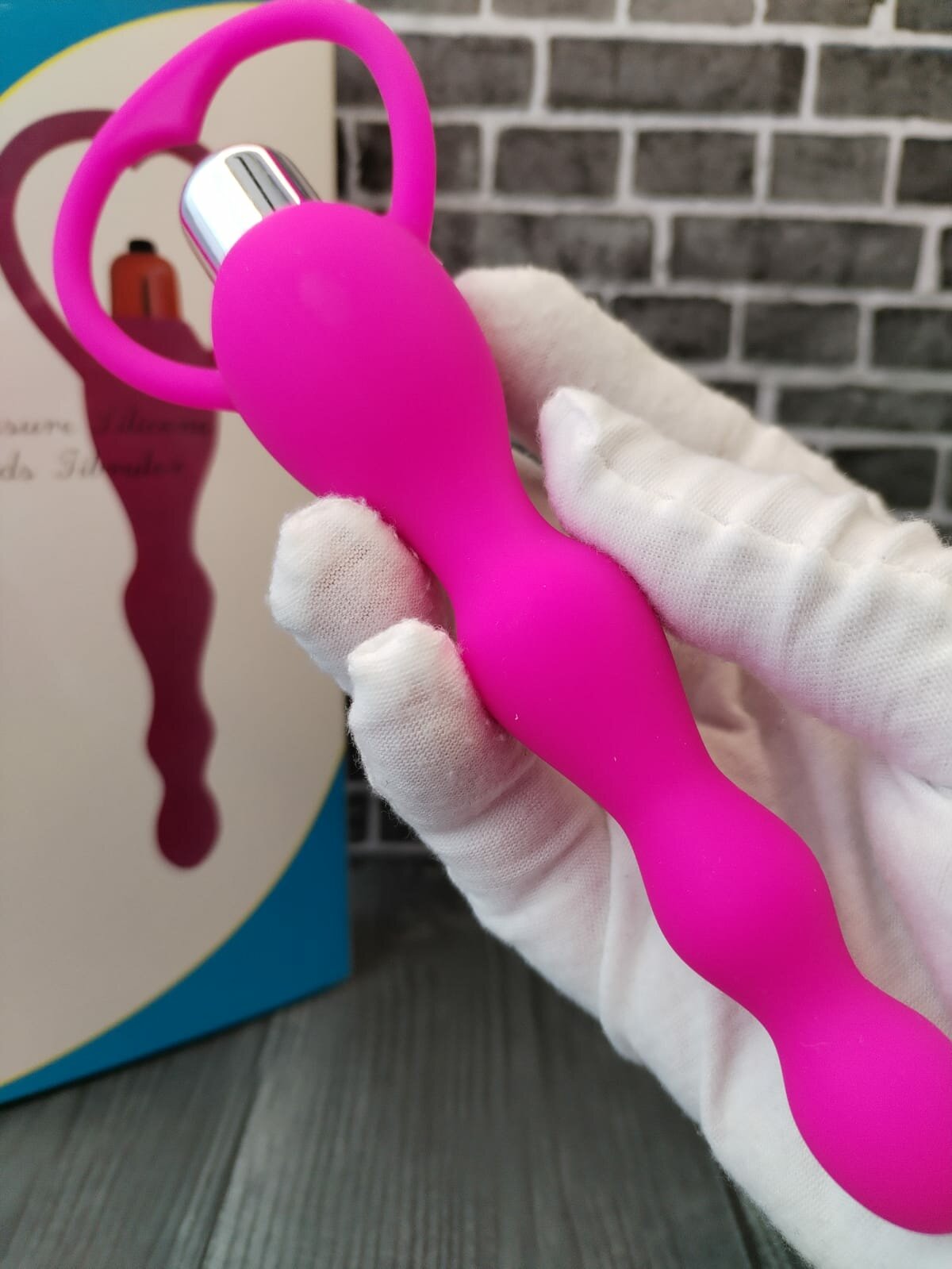 Вибратор анальный Fantasy розовый