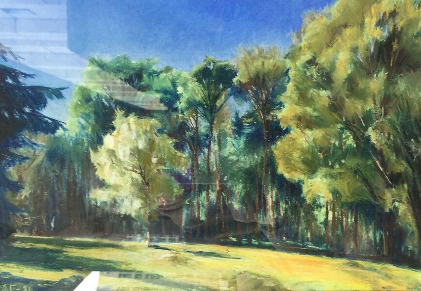 ART-Salon at Oktyabrskaya картина "Сенокос" 29,7х42 см; бумага, пастель; ручная работа