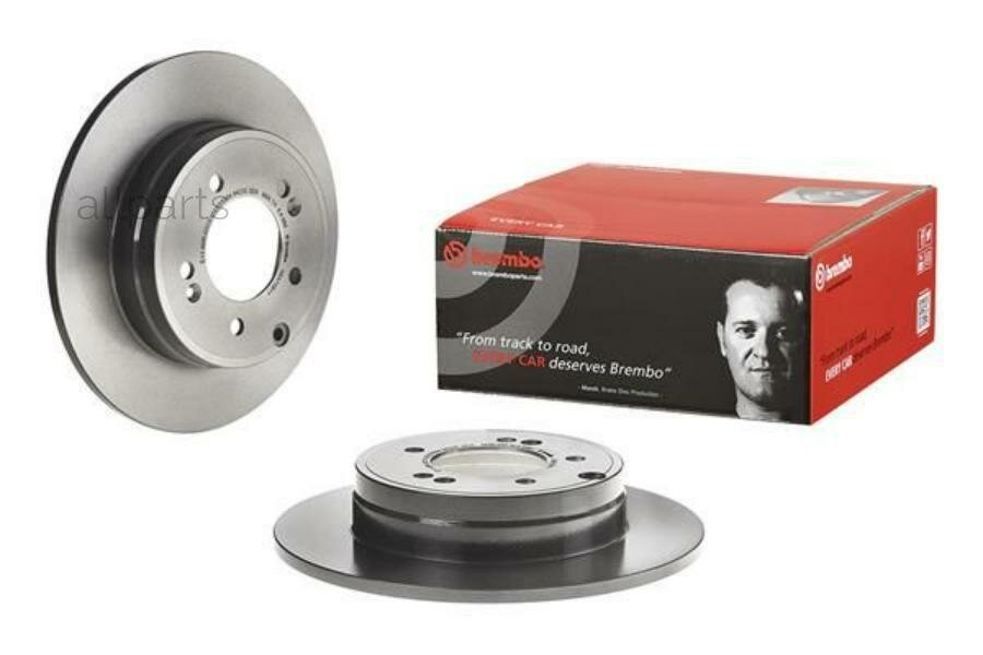 BREMBO 08A70811 Диск тормозной HYUNDAI SONATA NF 05 задний D 284мм