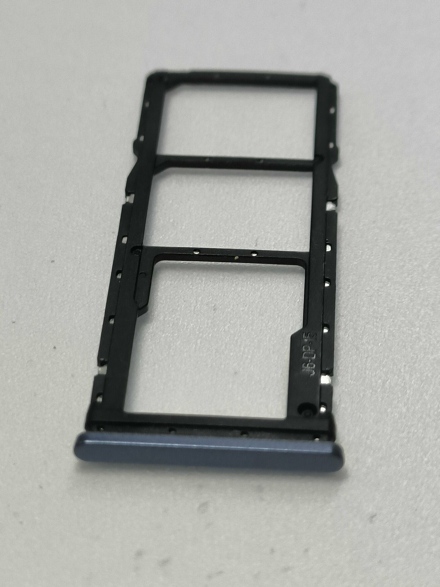 Сим лоток для xiaomi redmi note 9 pro cерый