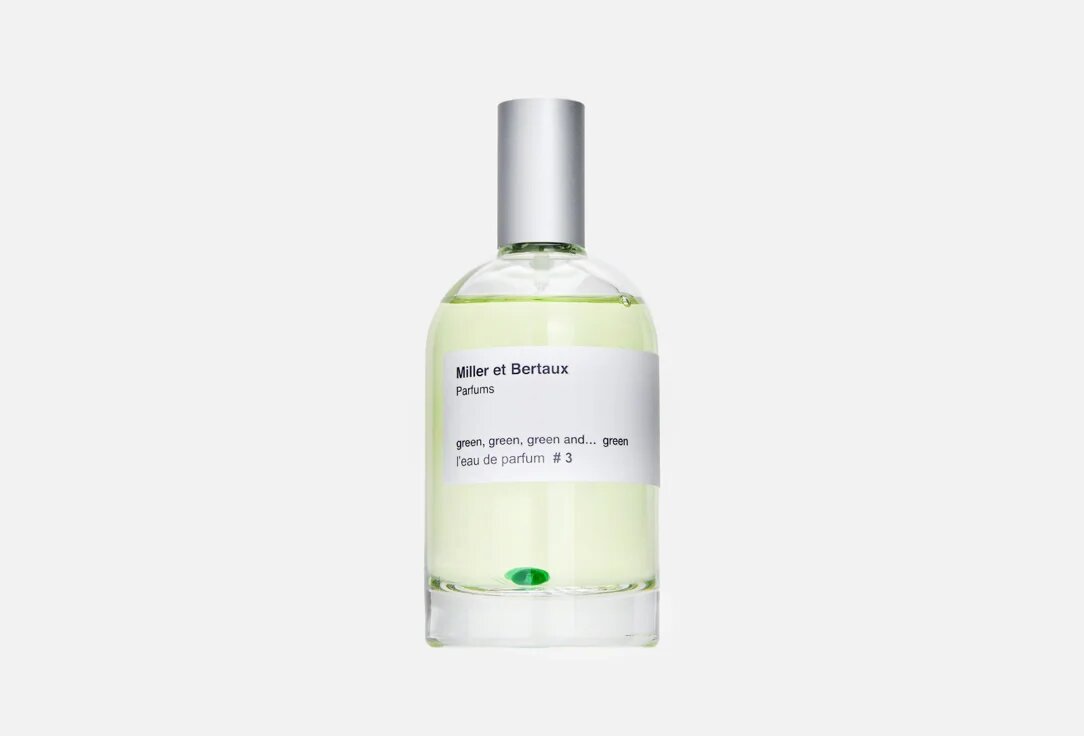 Miller Et Bertaux No 3 Green, 100 мл, Парфюмерная вода