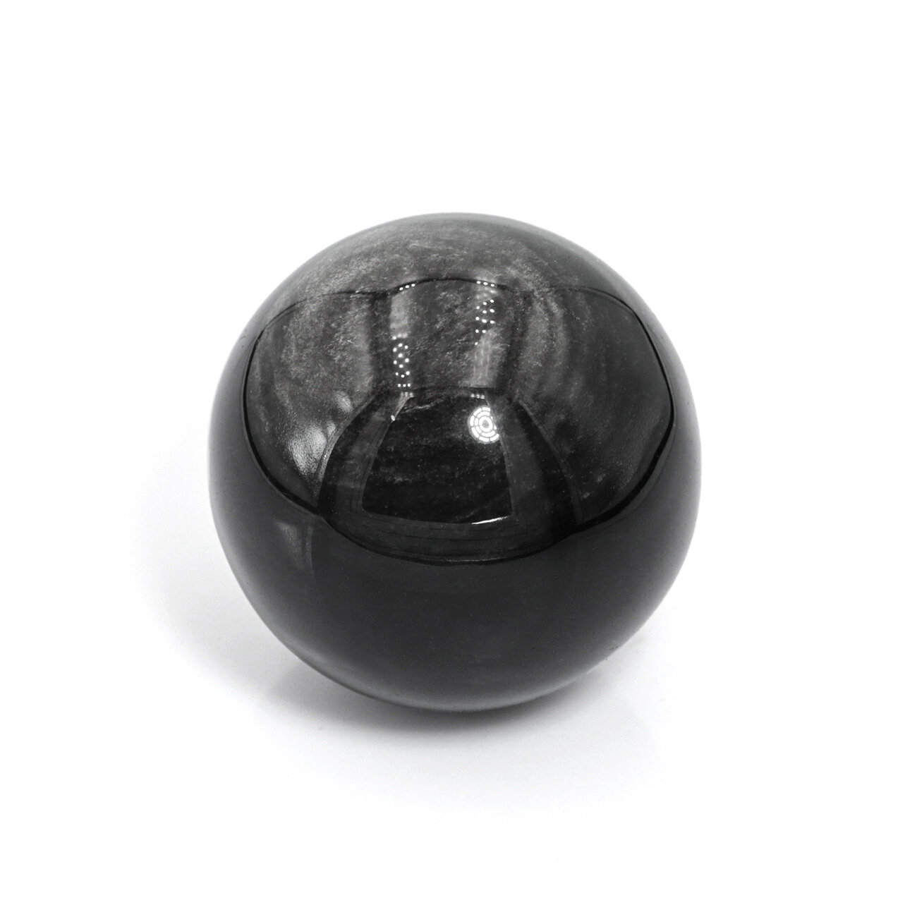 Серебристый Обсидиан шар, натуральный камень/минерал (5,2-5,4 см)