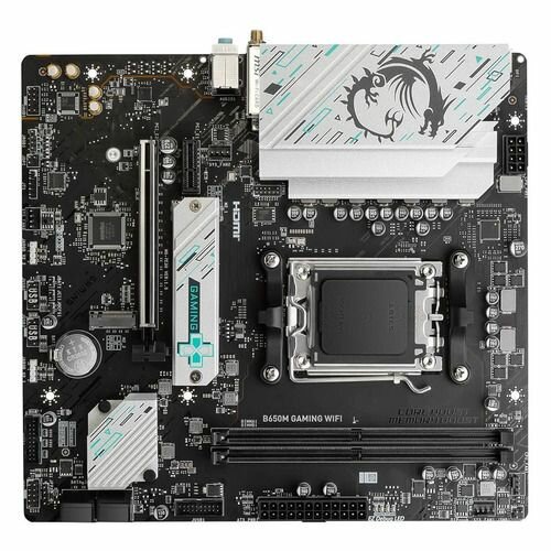 Материнская плата MSI B650M GAMING WIFI, SocketAM5, AMD B650, mATX, Ret